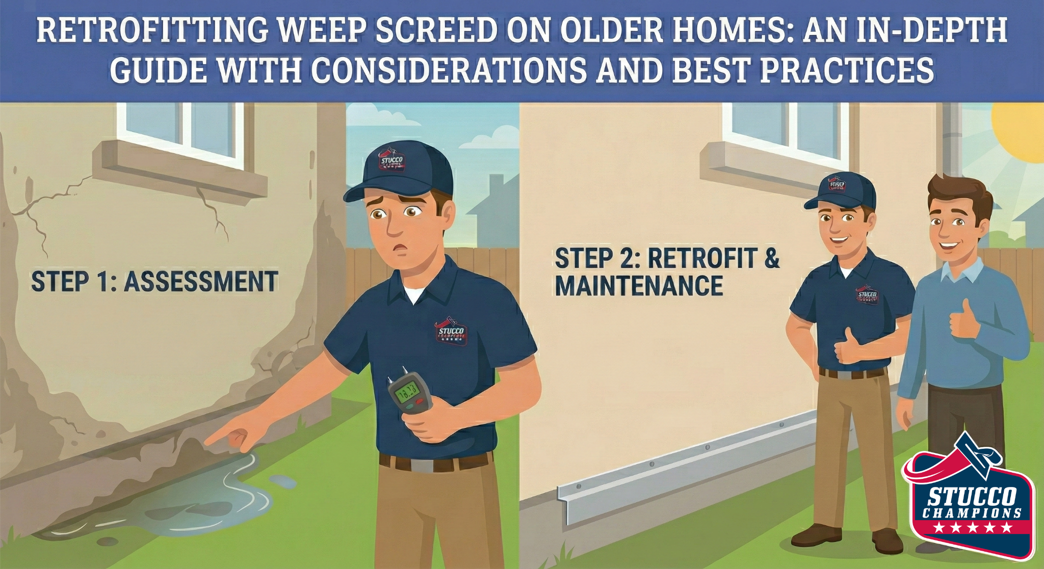 Retrofitting Weep Screed on Older Homes: A Comprehensive Guide | Stucco ...